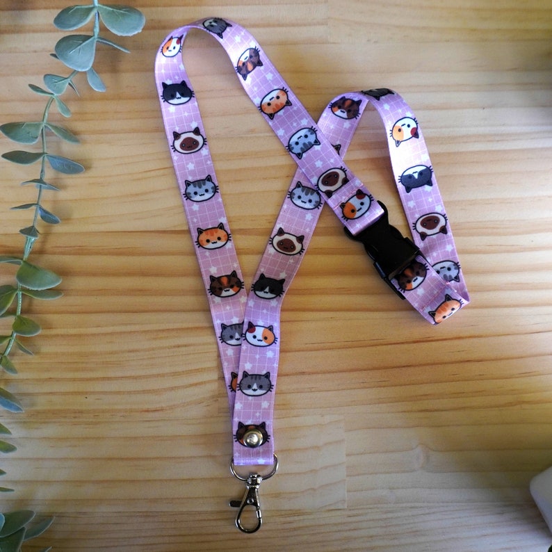 Chonka Cats Lanyard With Quick Release Buckle - Etsy Australia