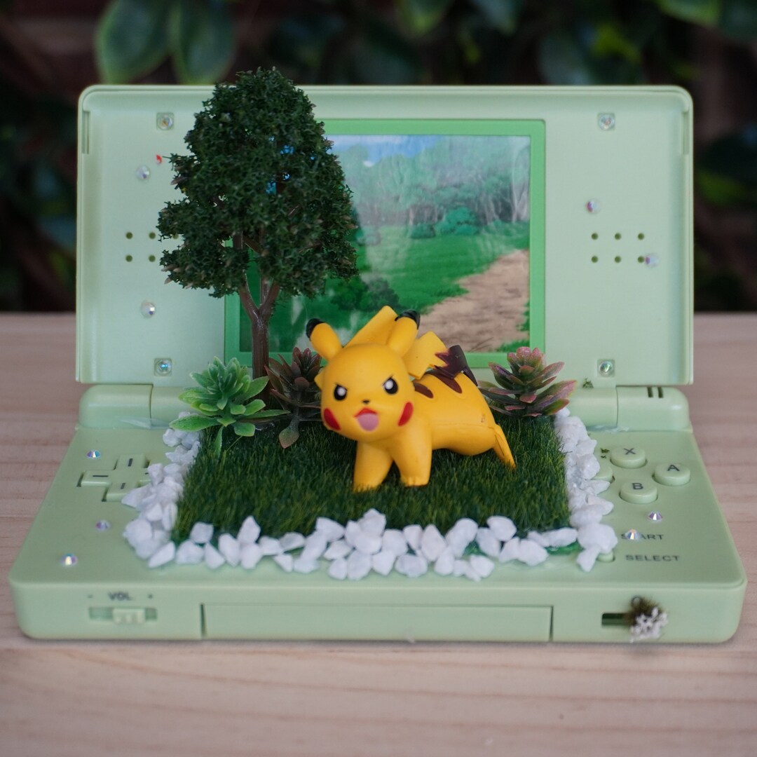 Pikachu Nintendo Terrarium Diorama FAN ART - Etsy