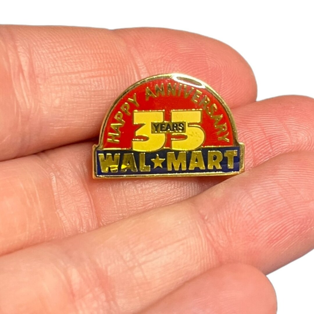 Happy Anniversary Lapel Pin 35 Years Flair Pinback for Celebrations ...