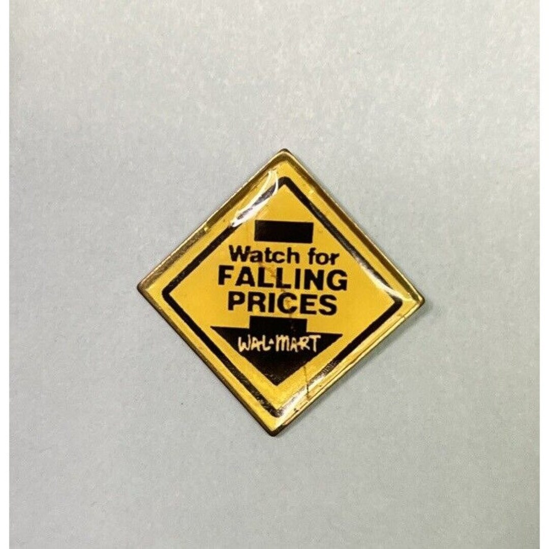 VTG Walmart Pin Watch for Falling Prices Lapel Vest Lanyard Pin ...
