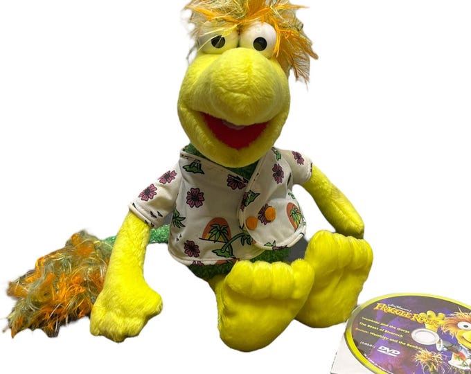 Fraggle Rock Wembley Plush - 10" Jim Henson Stuffed Animal With CD ...