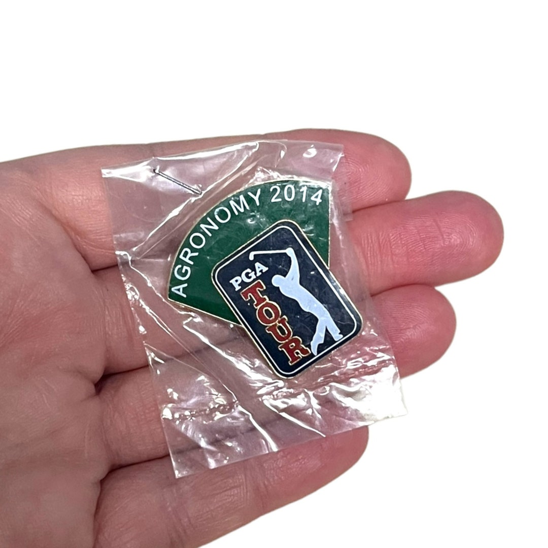 PGA Tour Lapel Pin - Agronomy 2014 Official Logo Golf Collectible - NEW ...