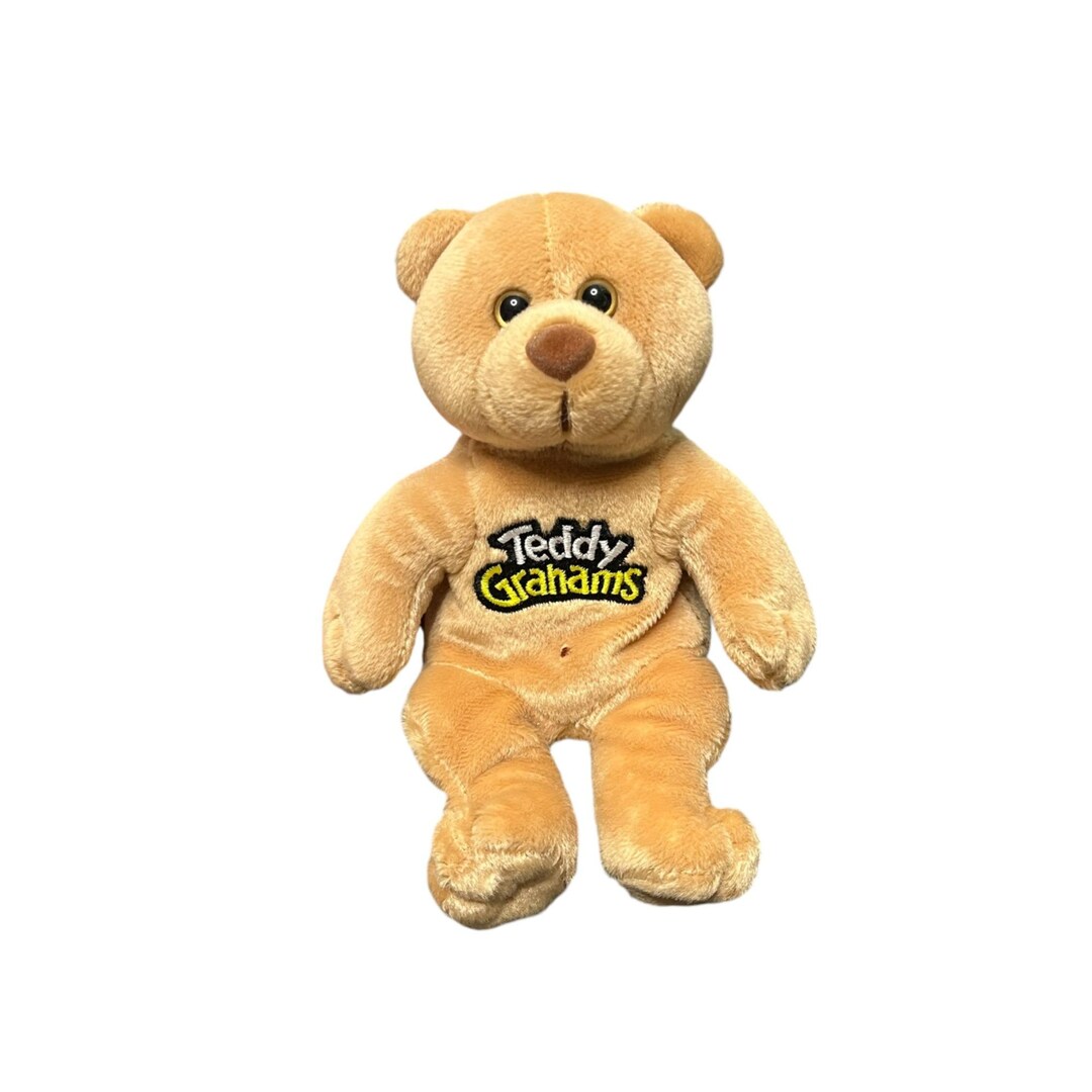 Teddy Grahams Yummy Honey Plush Beanie Baby Toy - Cute 8" Advertising ...