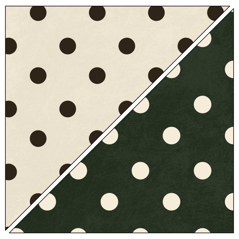 Spots and Dots A4 Papers - Vintage Black and White - Etsy