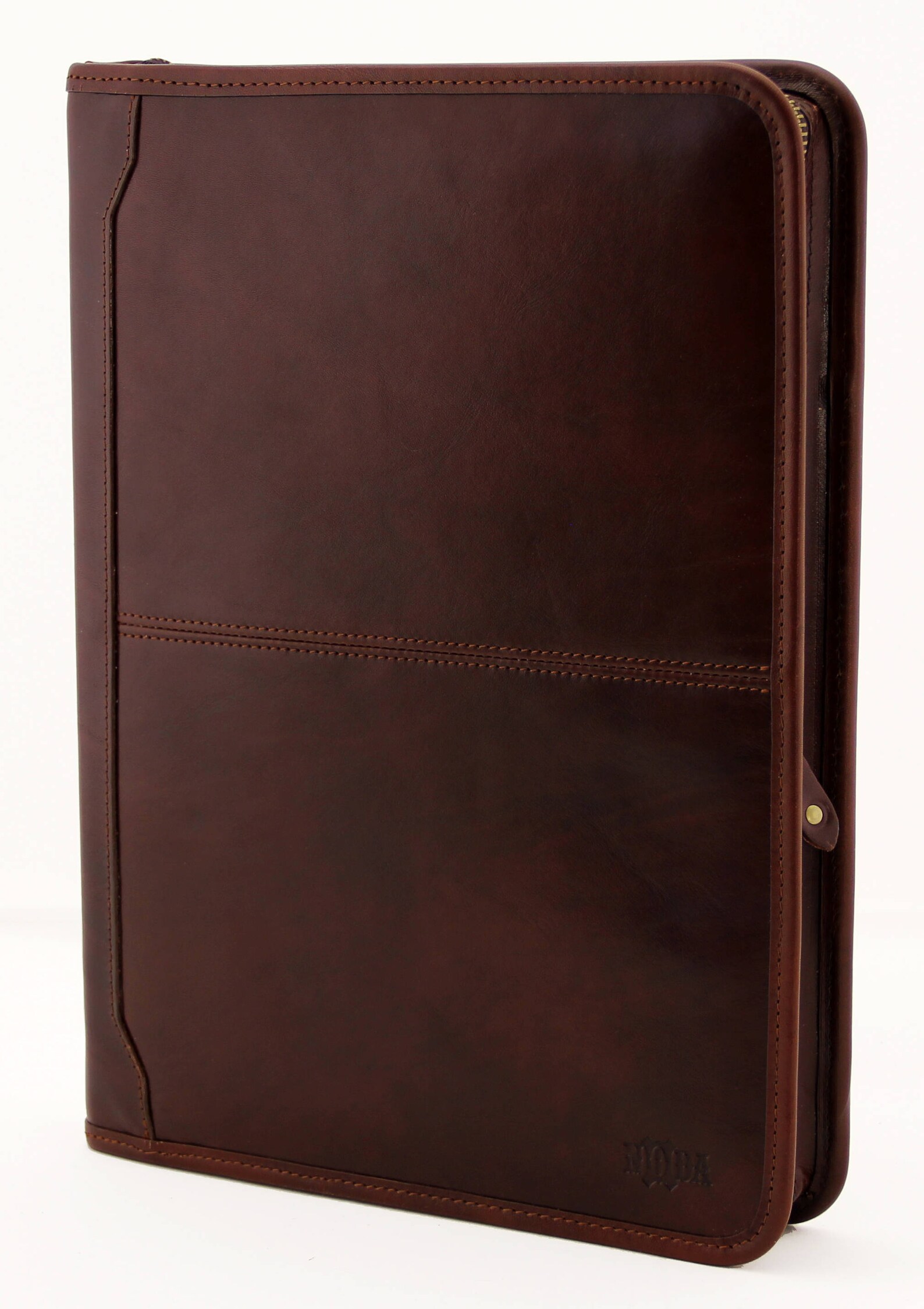 Business Leather Portfolio Zipper Conference Folder Legal | Etsy