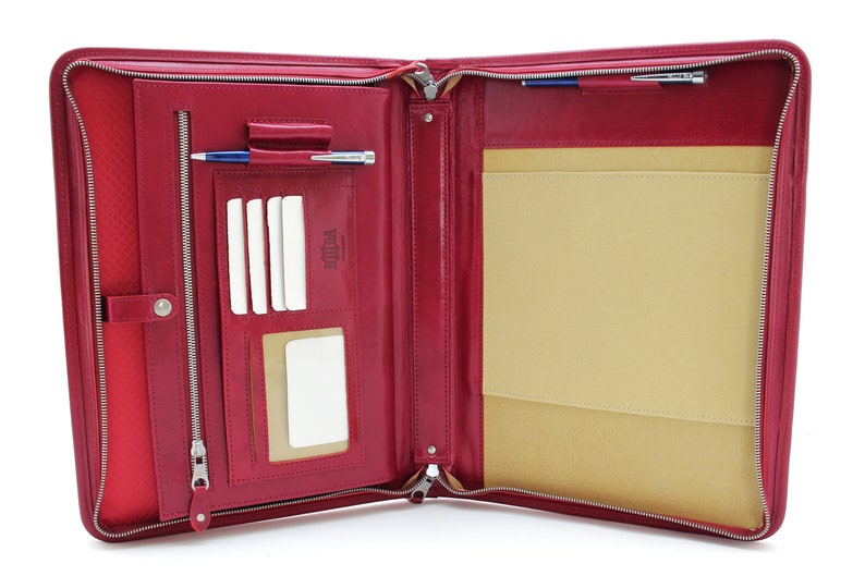 Leather Notepad Case, Executive Notebook Holder, iPad Case, Business ...