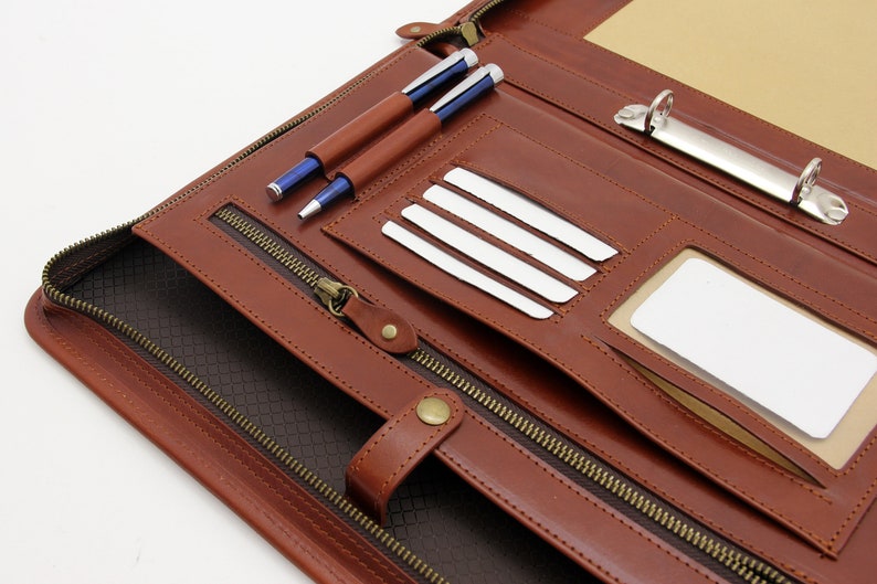 Noda Executive Leather Padfolio Professional Business - Etsy