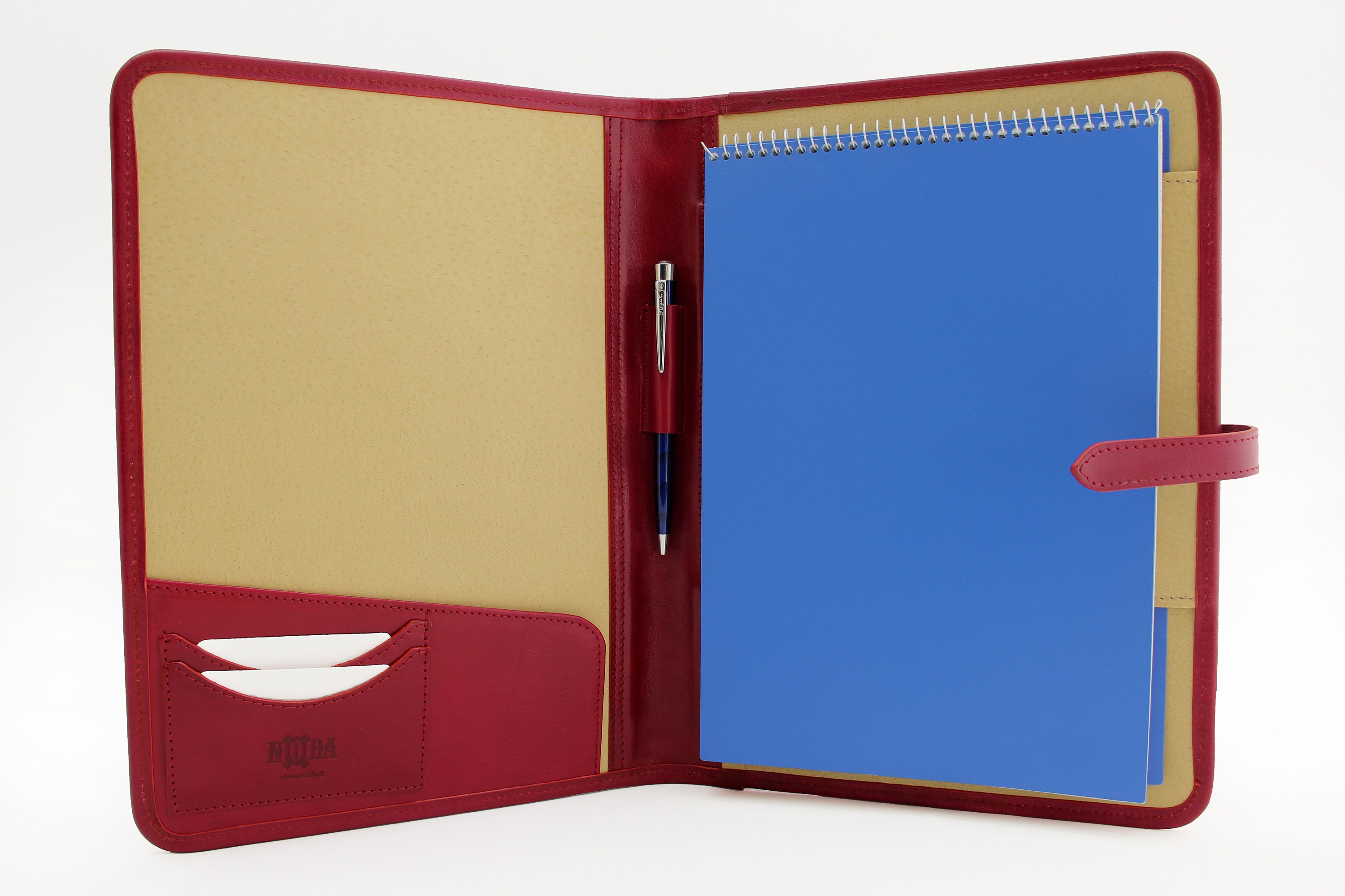 Leather portfolio, Notepad holder, Notebook Covers, Leather Notebook ...