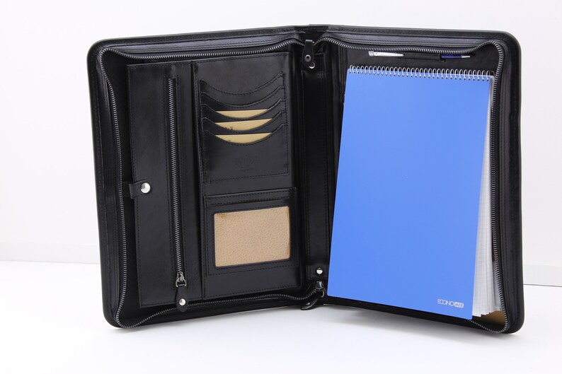 Leather Doucument Folder A4 Leather Notepad Case Noda | Etsy