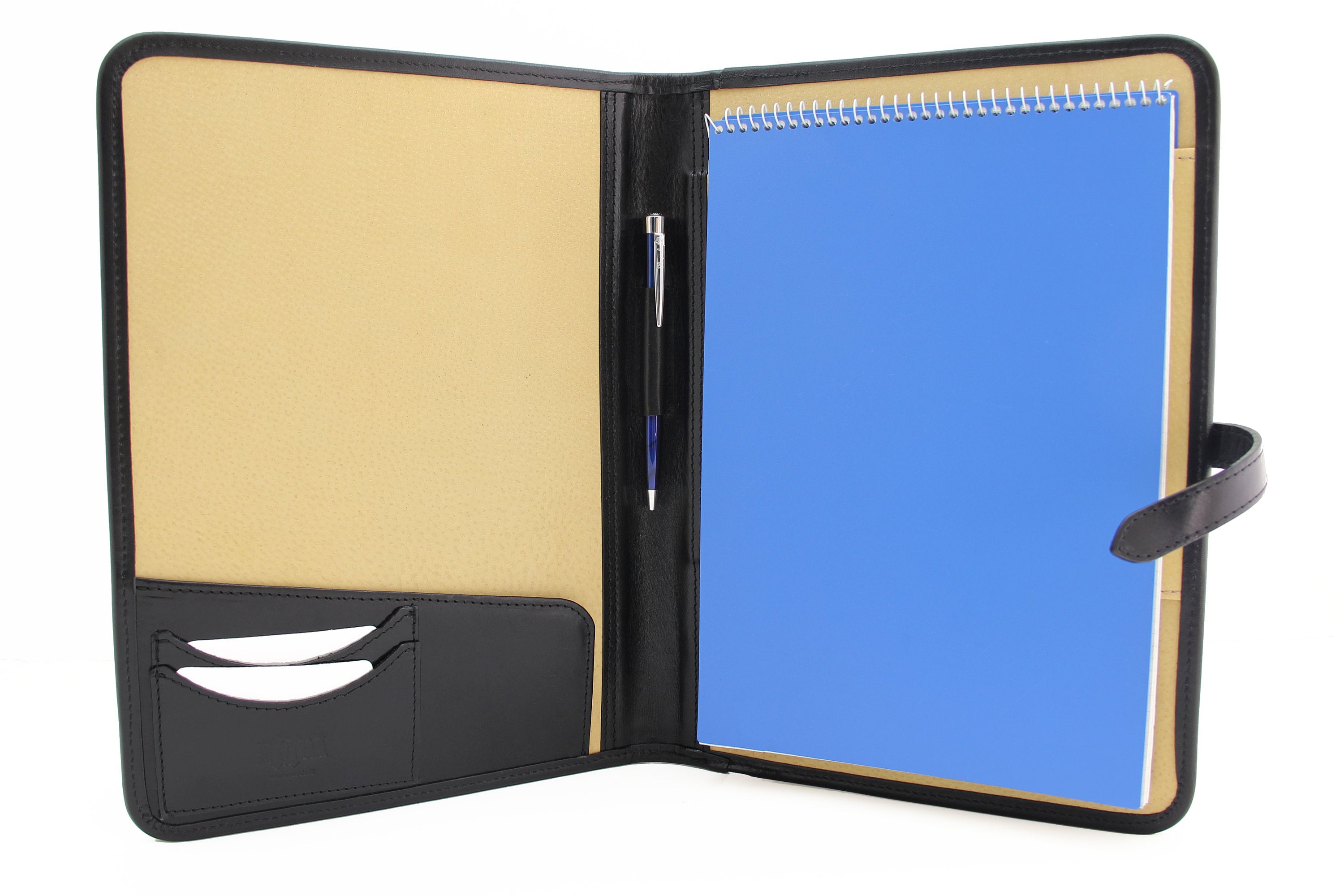 Leather Portfolio Padfolio , Executive Folio A4, Resume Portfolio Black ...