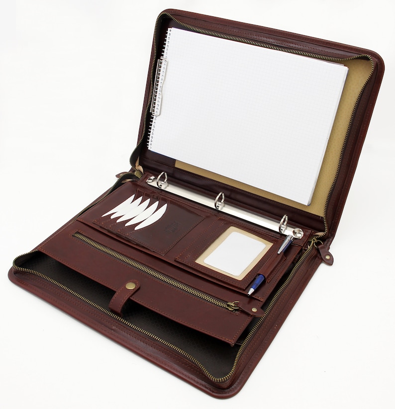 Executive Leather Padfolio Professional Business Portfolio - Etsy