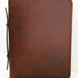 Leather Notepad Case, Executive Notebook Holder, iPad Case, Business ...
