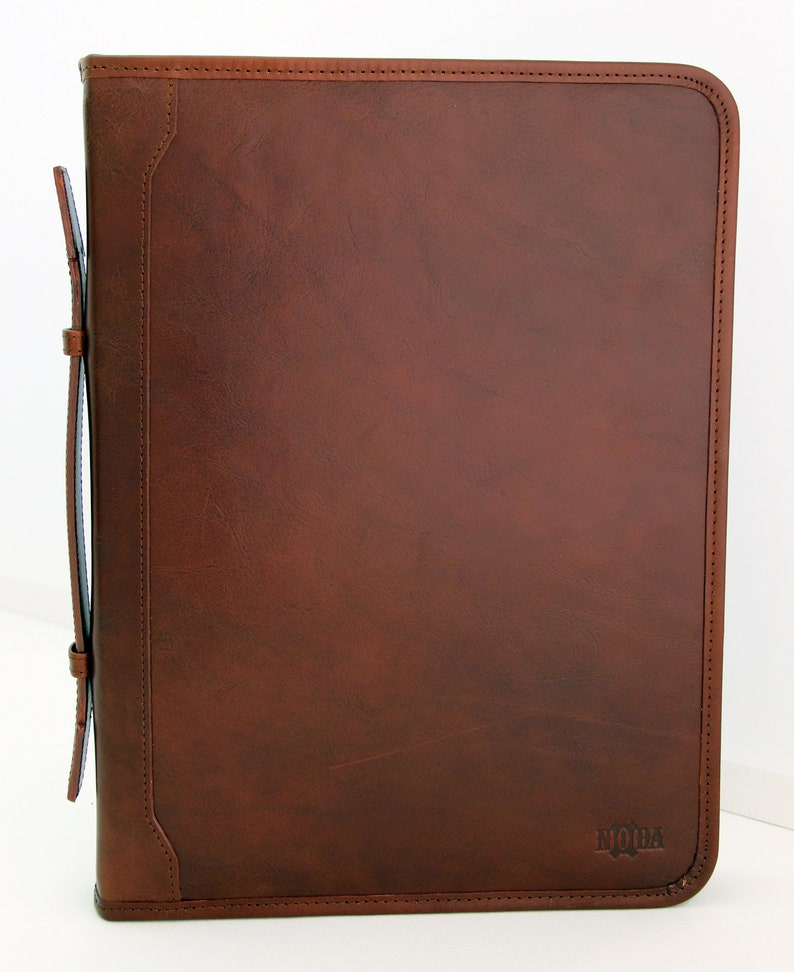 Leather Notepad Case, Executive Notebook Holder, iPad Case, Business ...