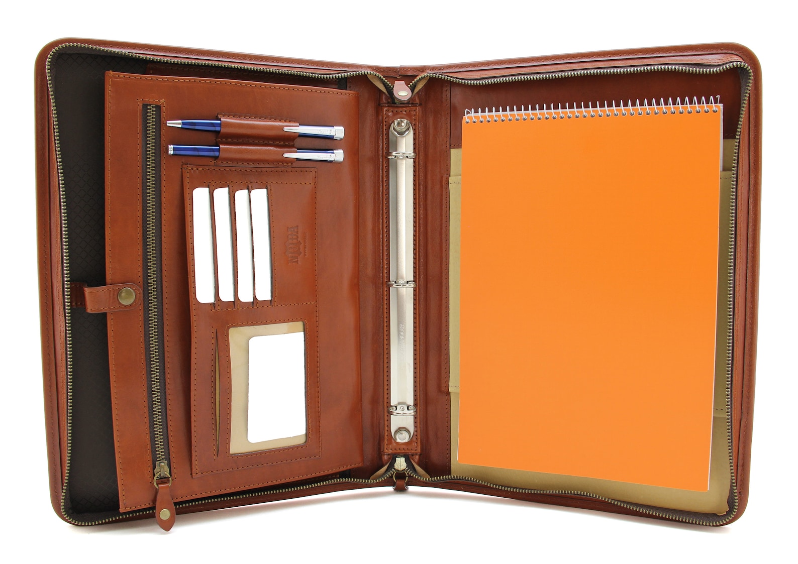 Leather Organizer, Personalized Leather Portfolio Men, Leather Document ...