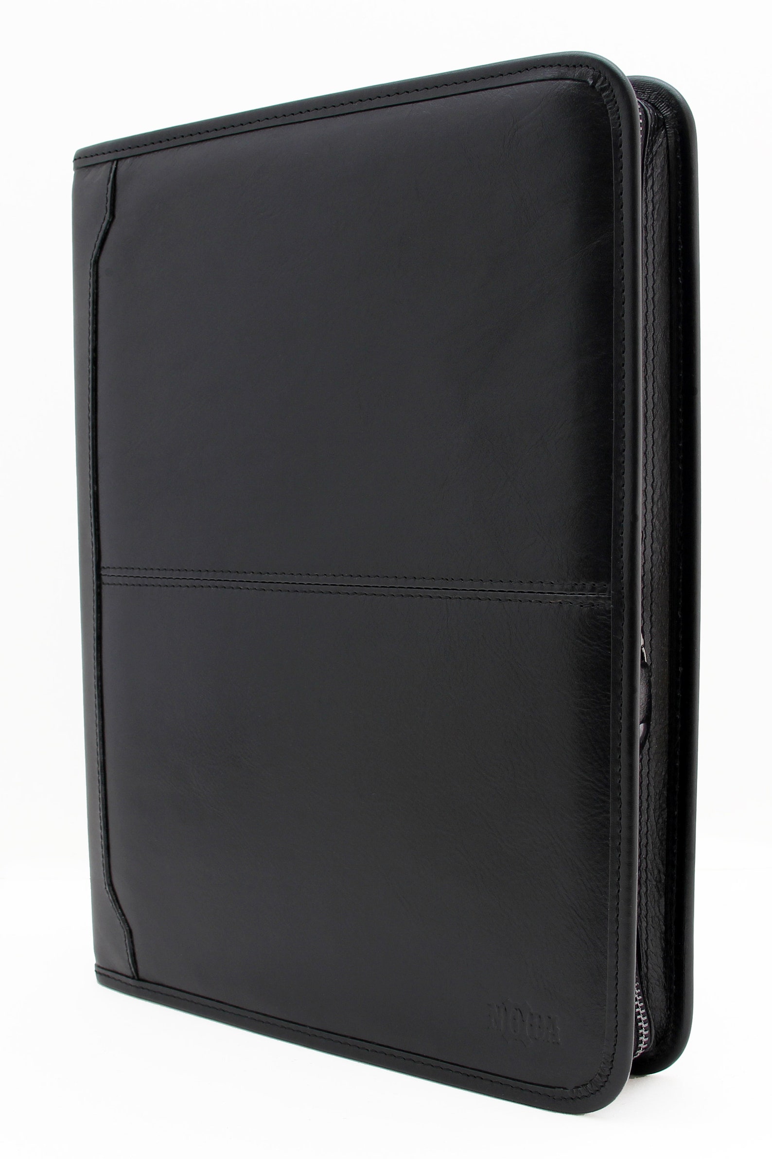 Italian Leather Folder Zipped Business Portfolio Leather 3 | Etsy Canada