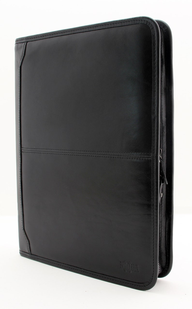 Italian Leather Padfolio Legal Pad Portfolio Zip Folio A4 | Etsy