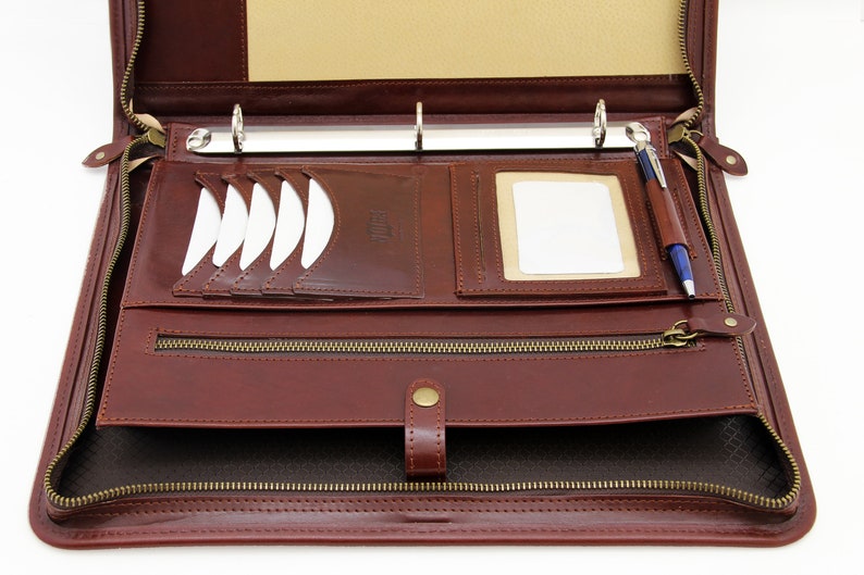Executive Leather Padfolio Professional Business Portfolio - Etsy