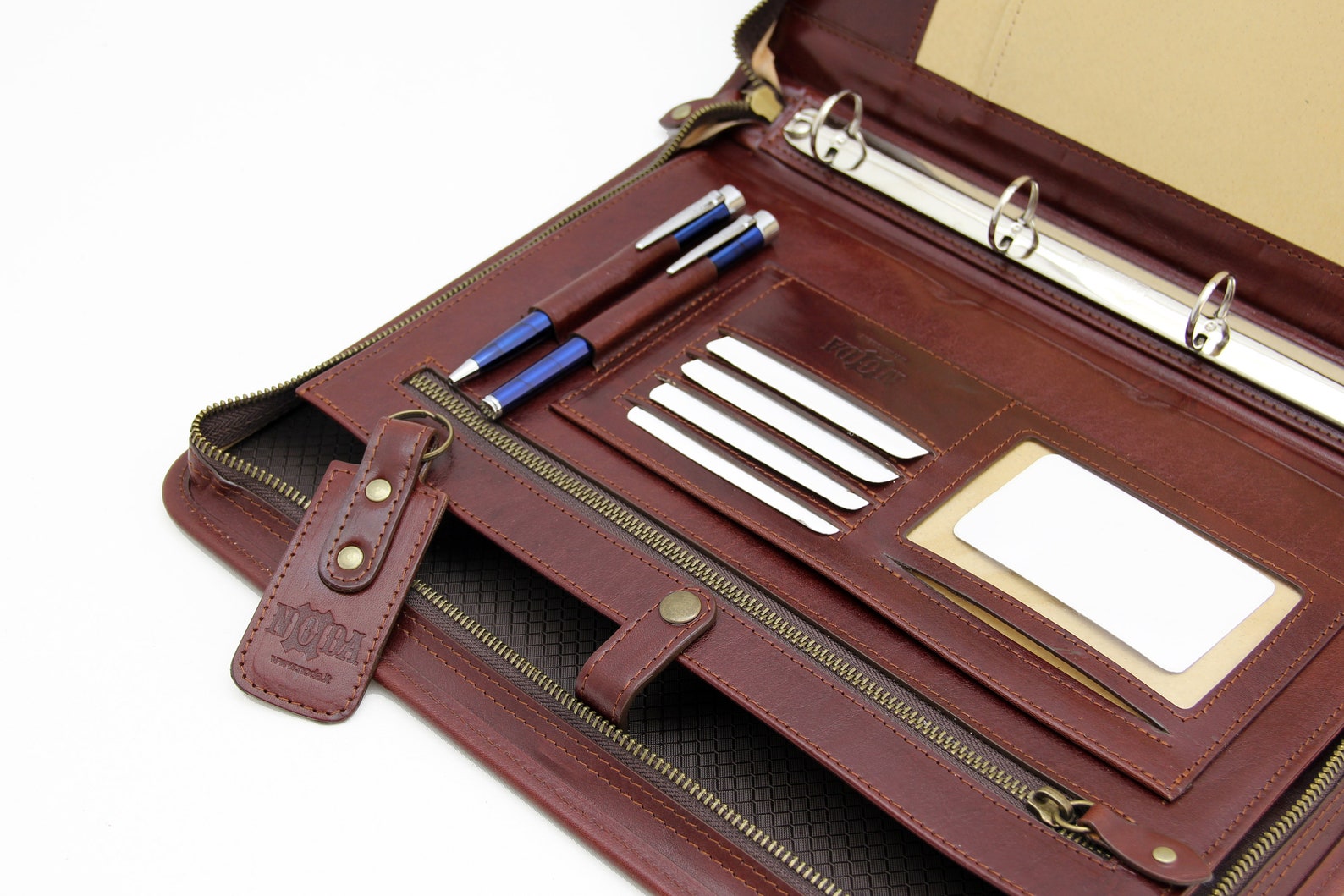 Leather Organizer Leather Document Folder Leather Portfolio - Etsy