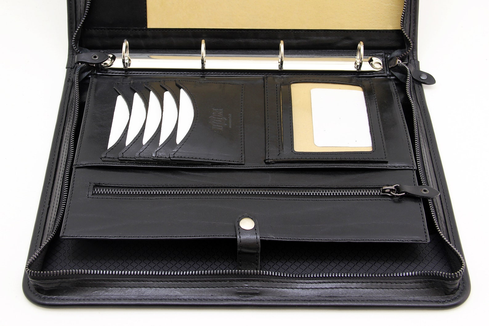 Personalized Leather Portfolio 3 Ring Binder Portfolio - Etsy