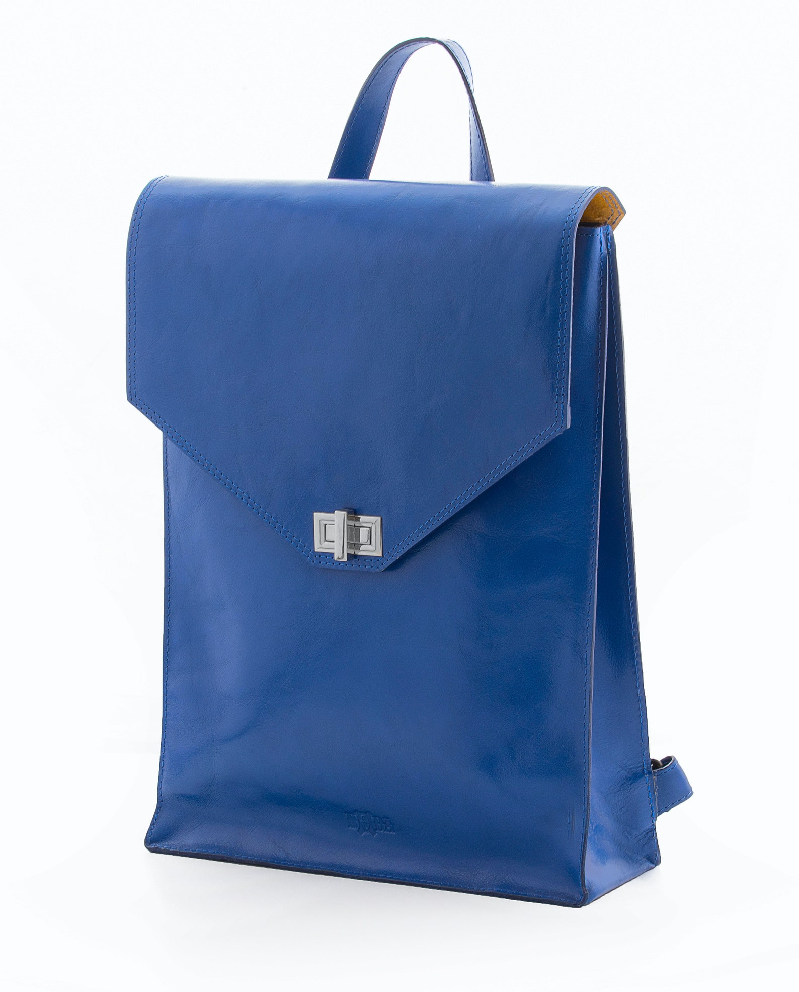 Leather Backpackbackpack Bag Red Leather Backpack Leather | Etsy