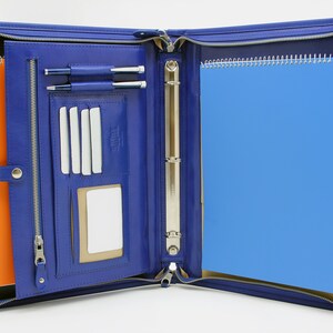 Leather Organizer, Personalized Leather Portfolio Men, Leather Document ...