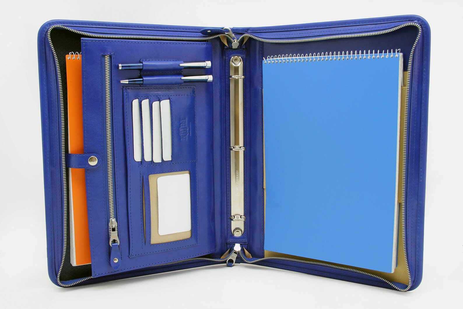 Leather Business Portfolio Case,red Folio Cover for A4 and Letter Size ...
