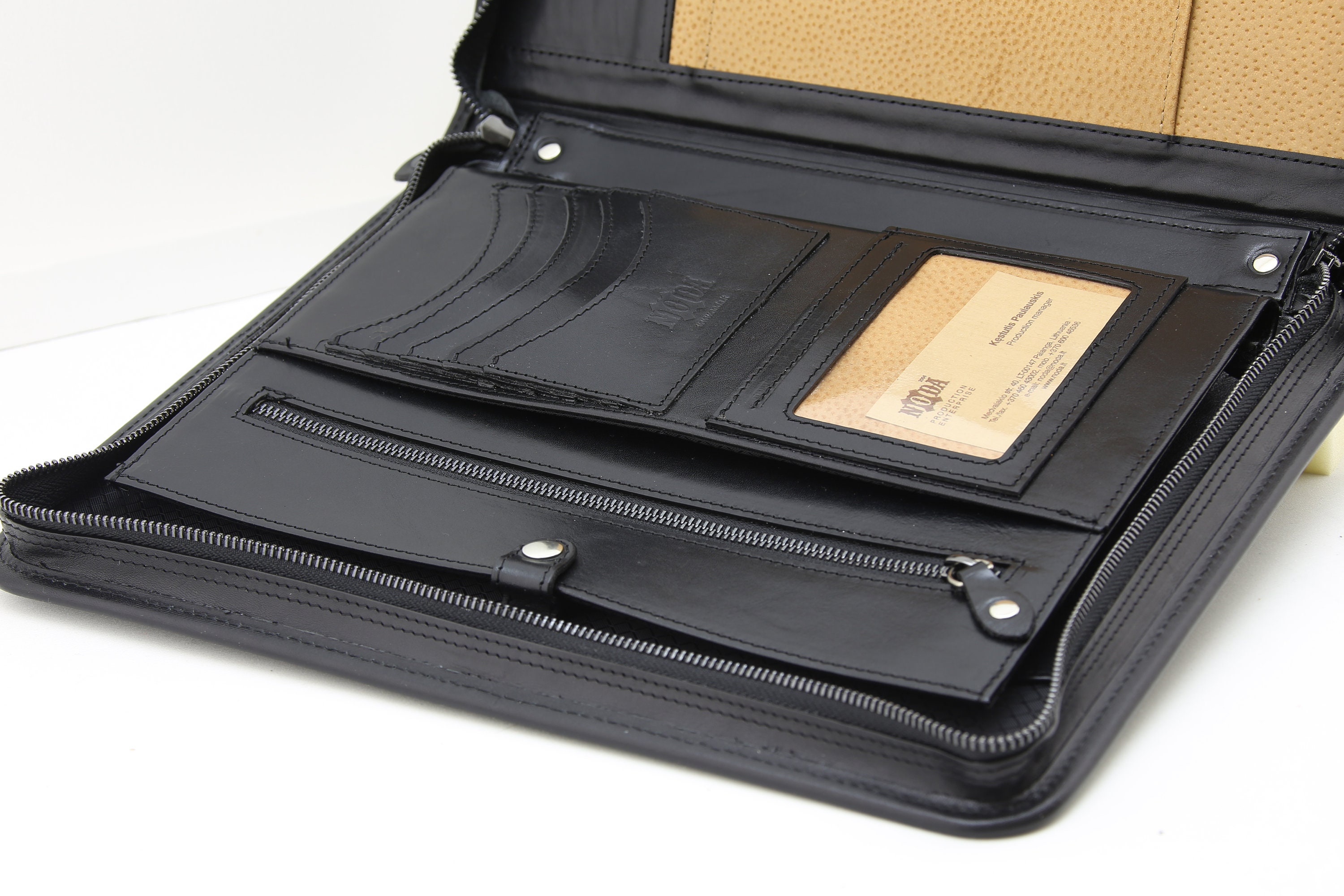 Leather Padfolio Black, Genuine Leather folder, Conference Portfolio ... Leather Padfolio Black, Genuine Leather folder, Conference Portfolio ...