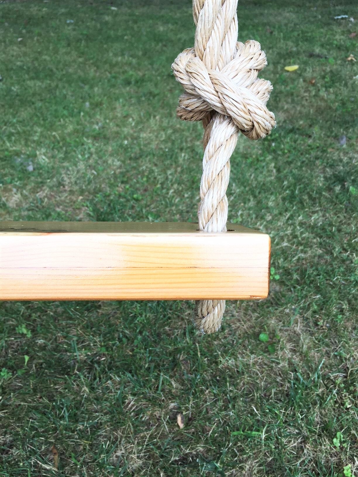 Swing High Little One Wooden Rope Swing Wood Tree Swing | Etsy