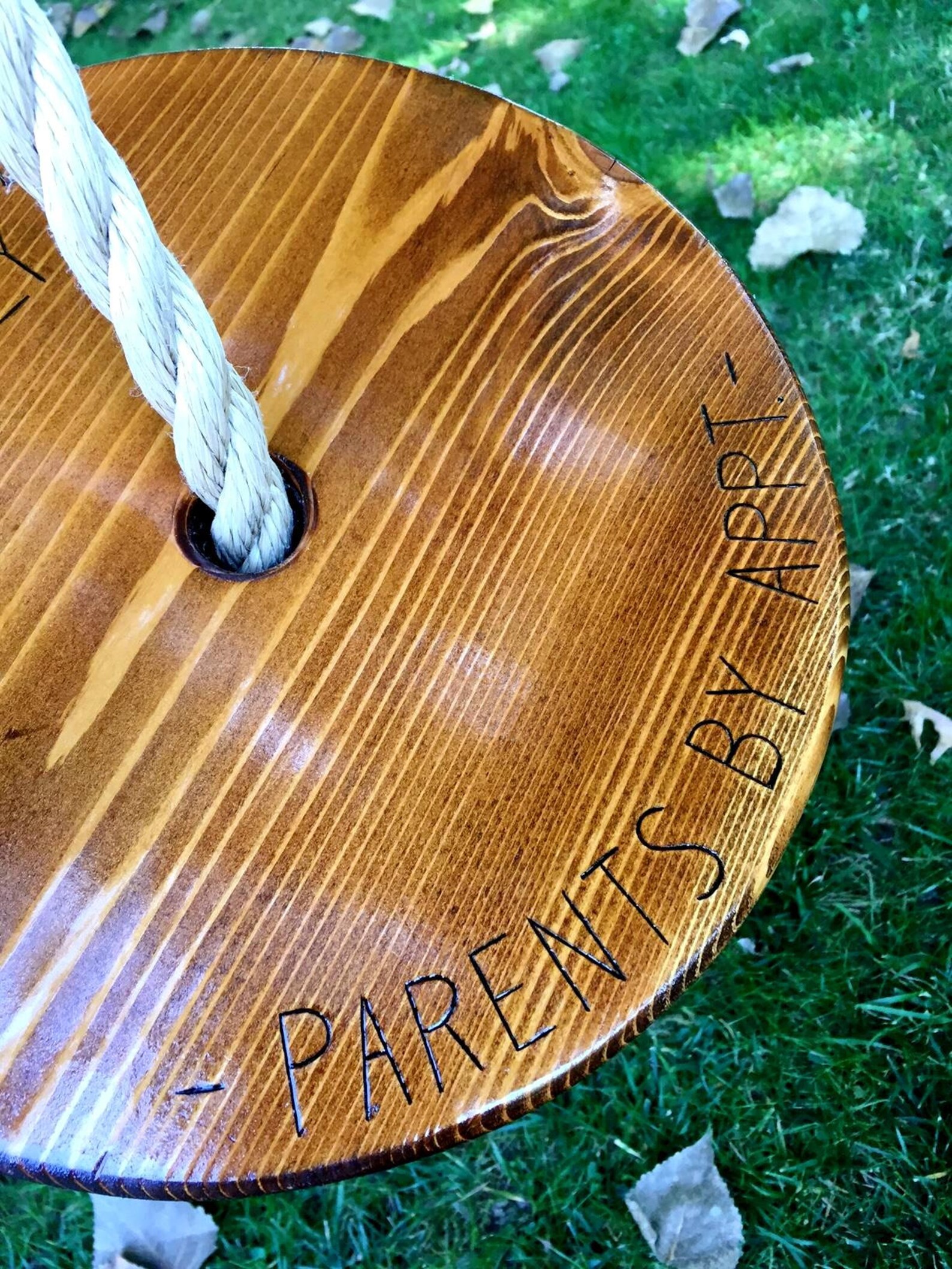 Grandkids Only Round Swing Disc Swing for Kids Round Rope - Etsy