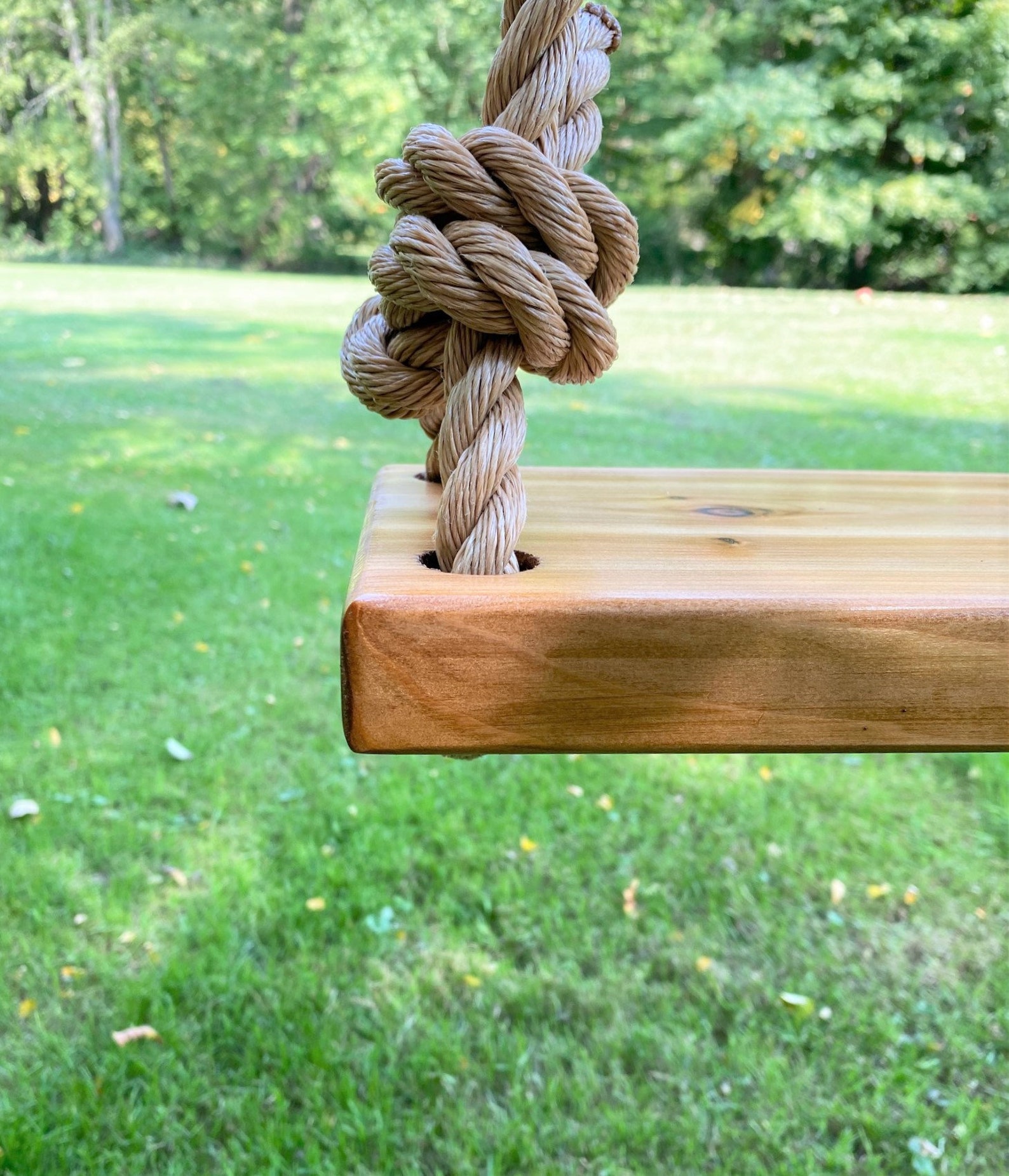 Wild and Free Wood Tree Swing Wooden Rope Swing Outdoor - Etsy