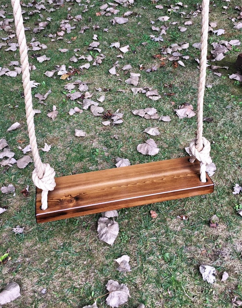 Outdoor Wooden Tree Swing at Eunice King blog