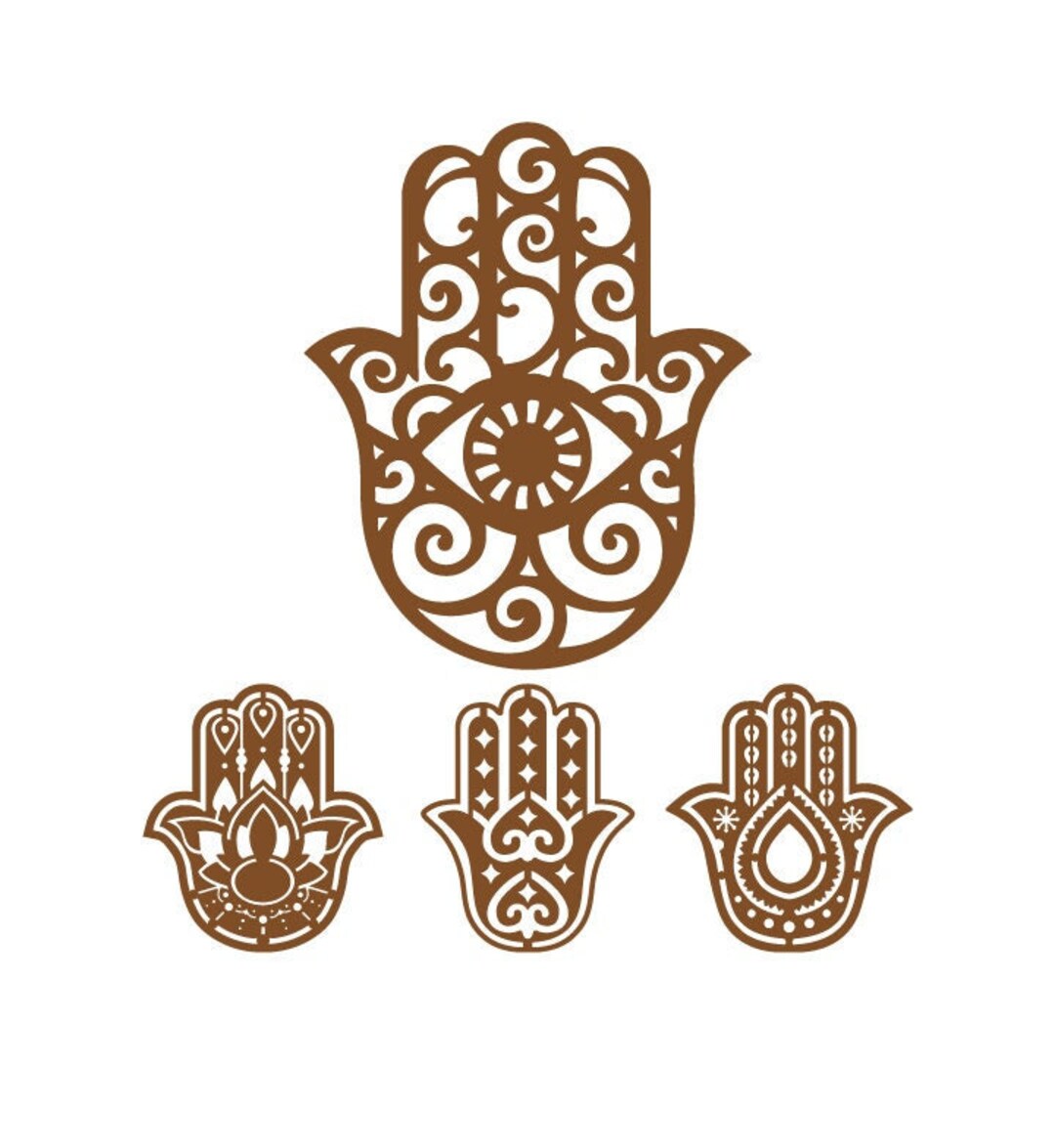 Hamsa Hand, Wall Art, Hand of Fatima, New Age Spiritual. Hand of Miriam ...