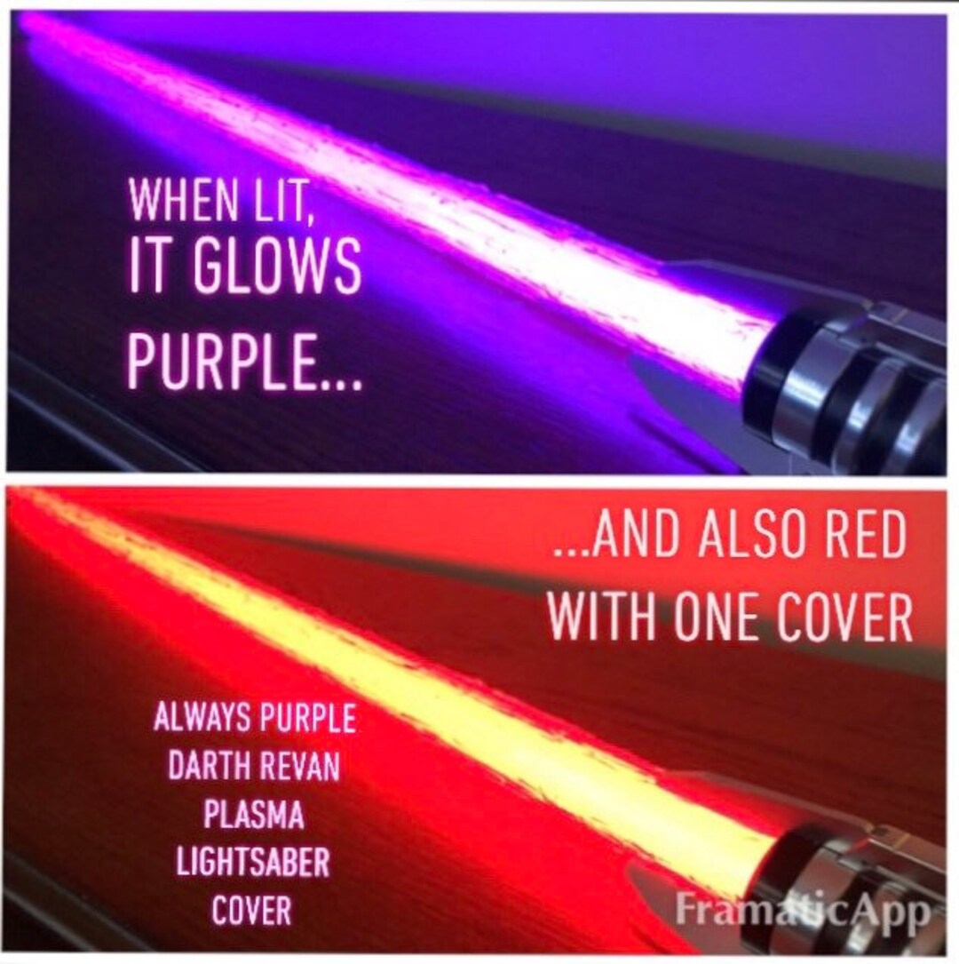 NEW Star Wars Always Purple Plasma Effect Lightsaber Cover - Etsy