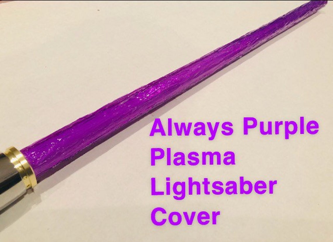 Mace Windu Lightsaber Blade Cover - Purple Plasma Effect - Etsy
