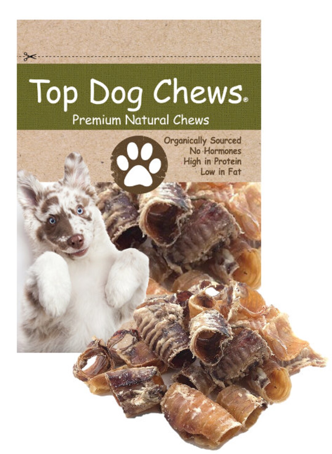 Top Dog Chews USA Beef Trachea Bites 1 Pound Bag - Etsy