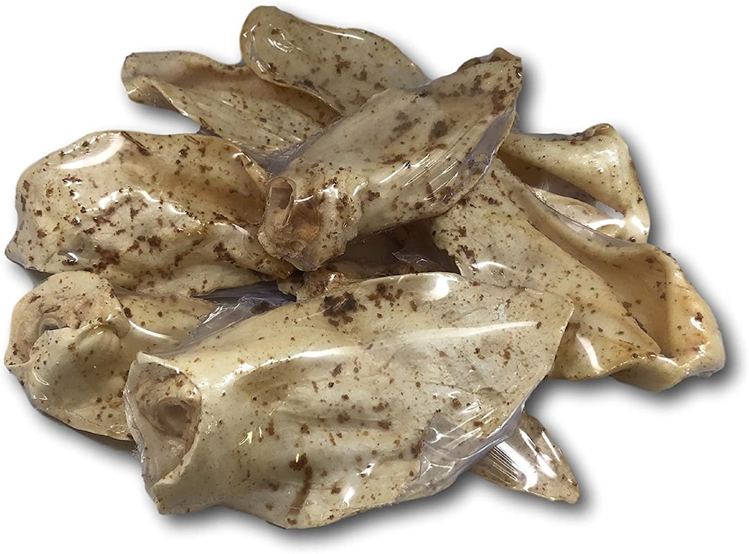 Top Dog Chews Cow Ears Jumbo Thick 10 Pack - Huge With Bully Stick ...