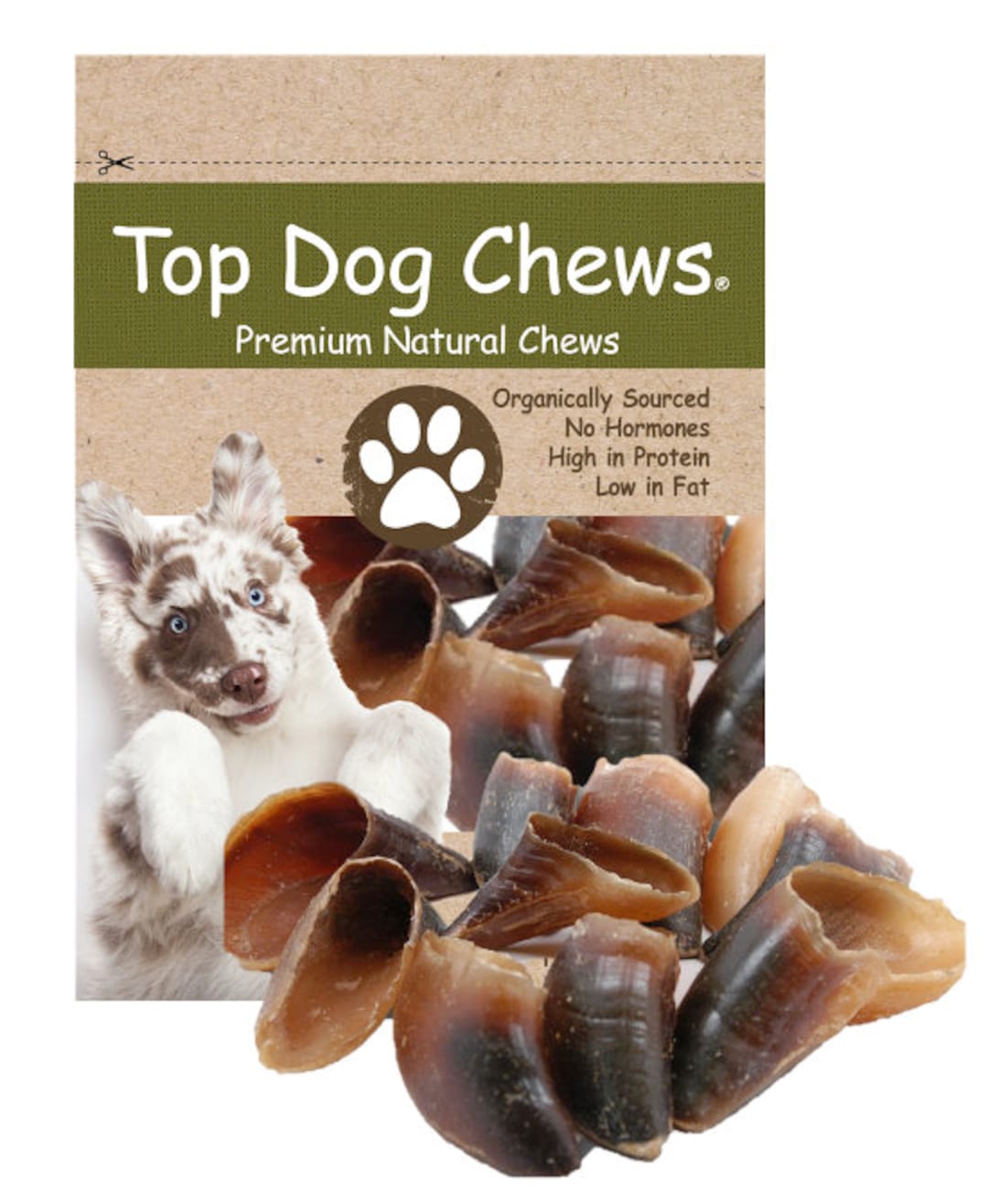 Top Dog Chews Hooves 25 Pack Large Naturals Made in USA - Etsy