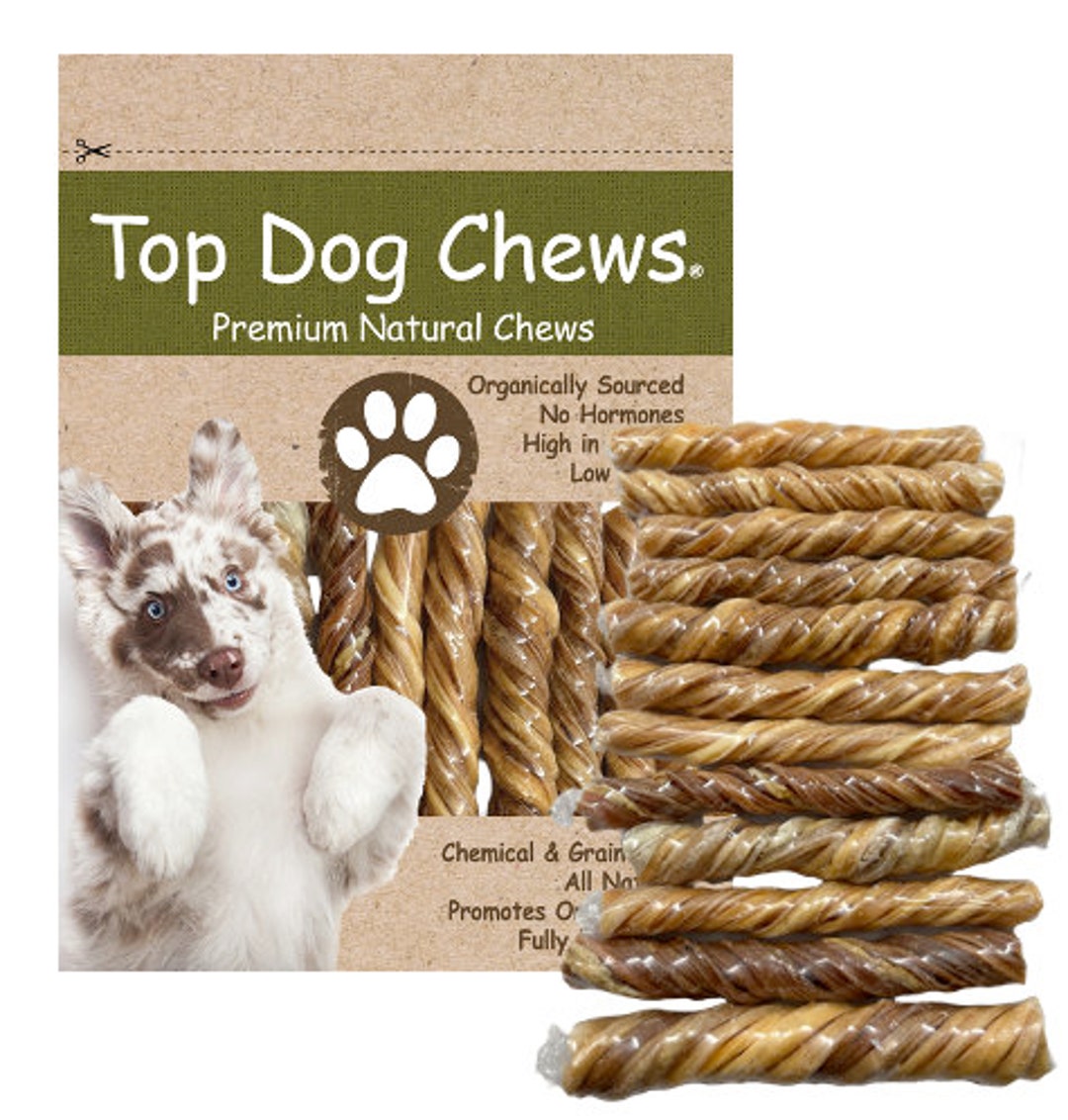 Top Dog Chews Tripe Twists - 12 Pack, 100% Natural Single Ingredient ...