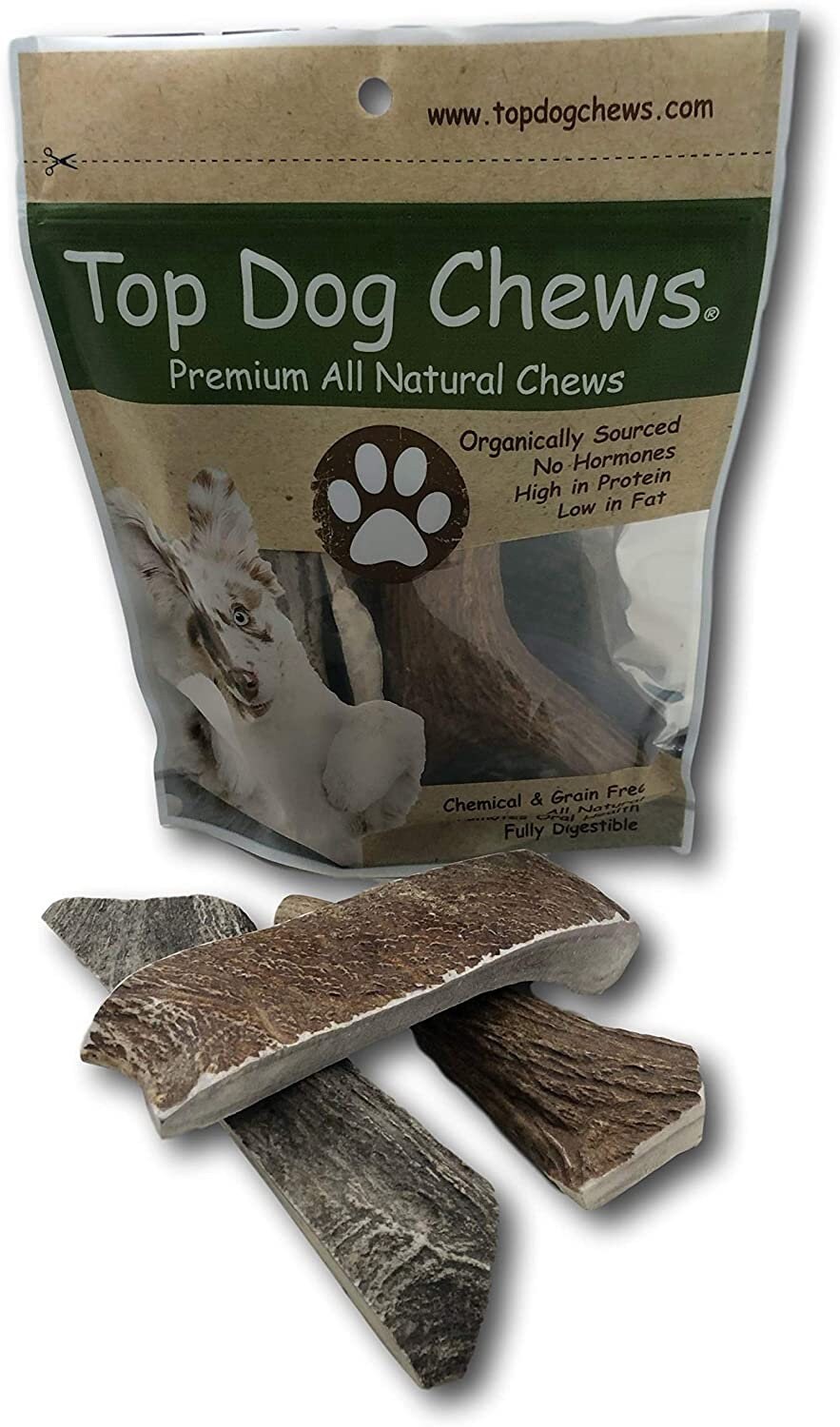 Top Dog Chews Premium Grade A Natural Shed Hard Moose Antler | Etsy