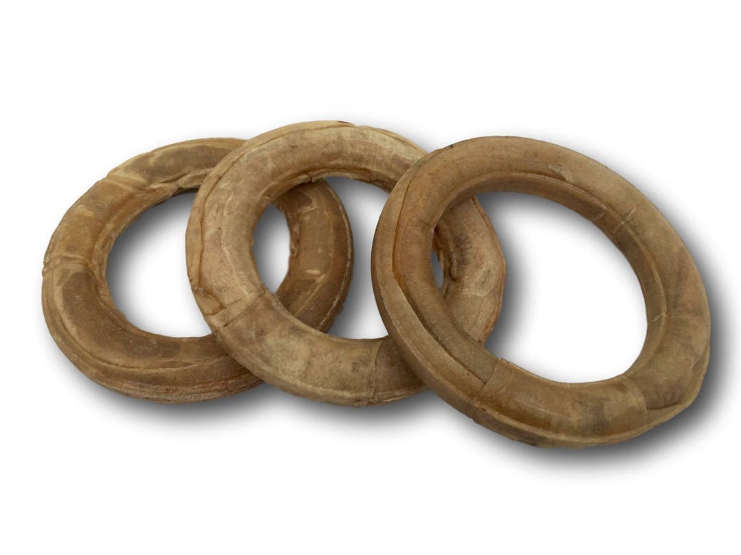 Top Dog Chews 6" Pressed Rawhide Ring 3 Pack … - Etsy