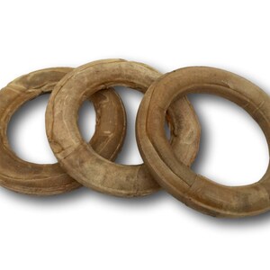 Top Dog Chews 6" Pressed Rawhide Ring 3 Pack … - Etsy