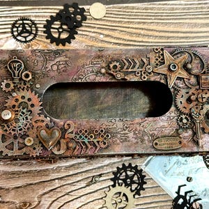 Personalised Steampunk Tissue Box, House-warming Gift, Customizable ...