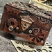 Personalised Steampunk Box, Mixed Media Gift, Customizable Wooden Box ...