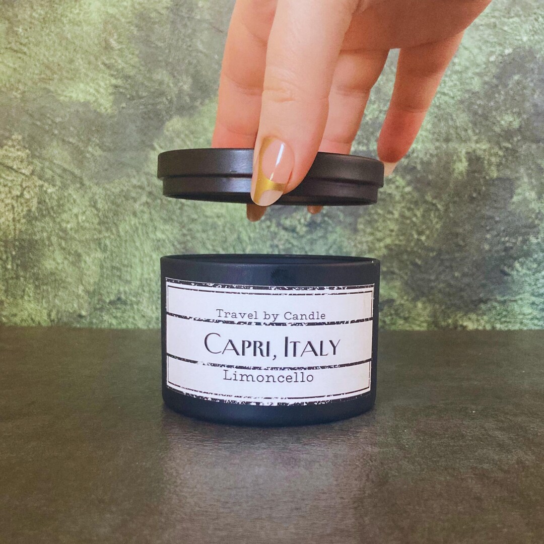 Capri, Italy - Limoncello 8 Oz Candle| Soy Candle| Beeswax Candle ...