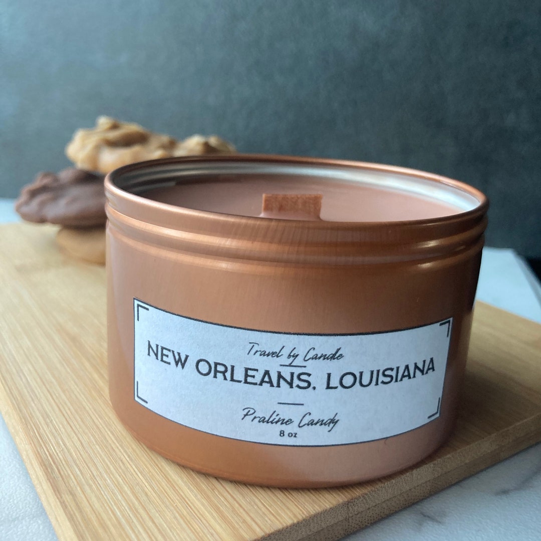 New Orleans Louisiana Praline Candy Natural Candle Soy - Etsy