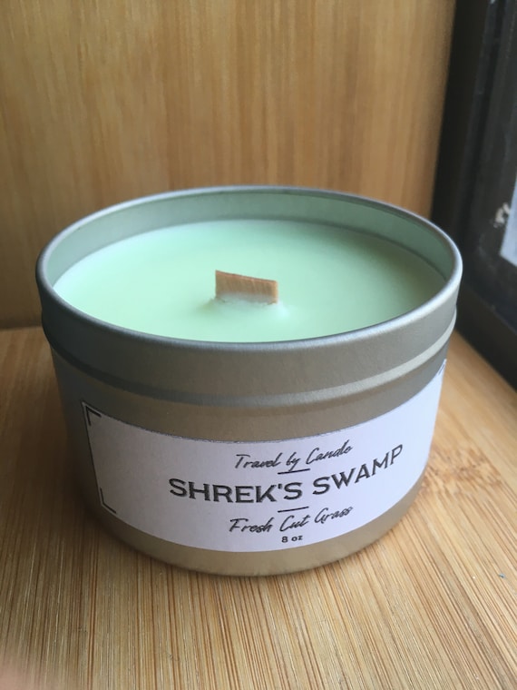 Shrek's Swamp Fresh Cut Grass Cartoon Inspired Candle | Etsy