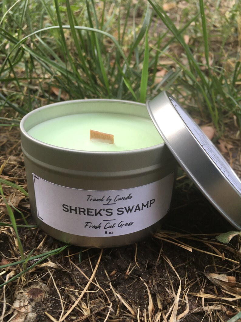 Shrek's Swamp Fresh Cut Grass Cartoon Inspired Candle | Etsy