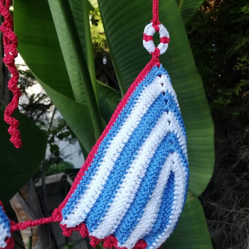 Handmade Boho Chic Bikini Beach Glam Swimwear Chrochet - Etsy