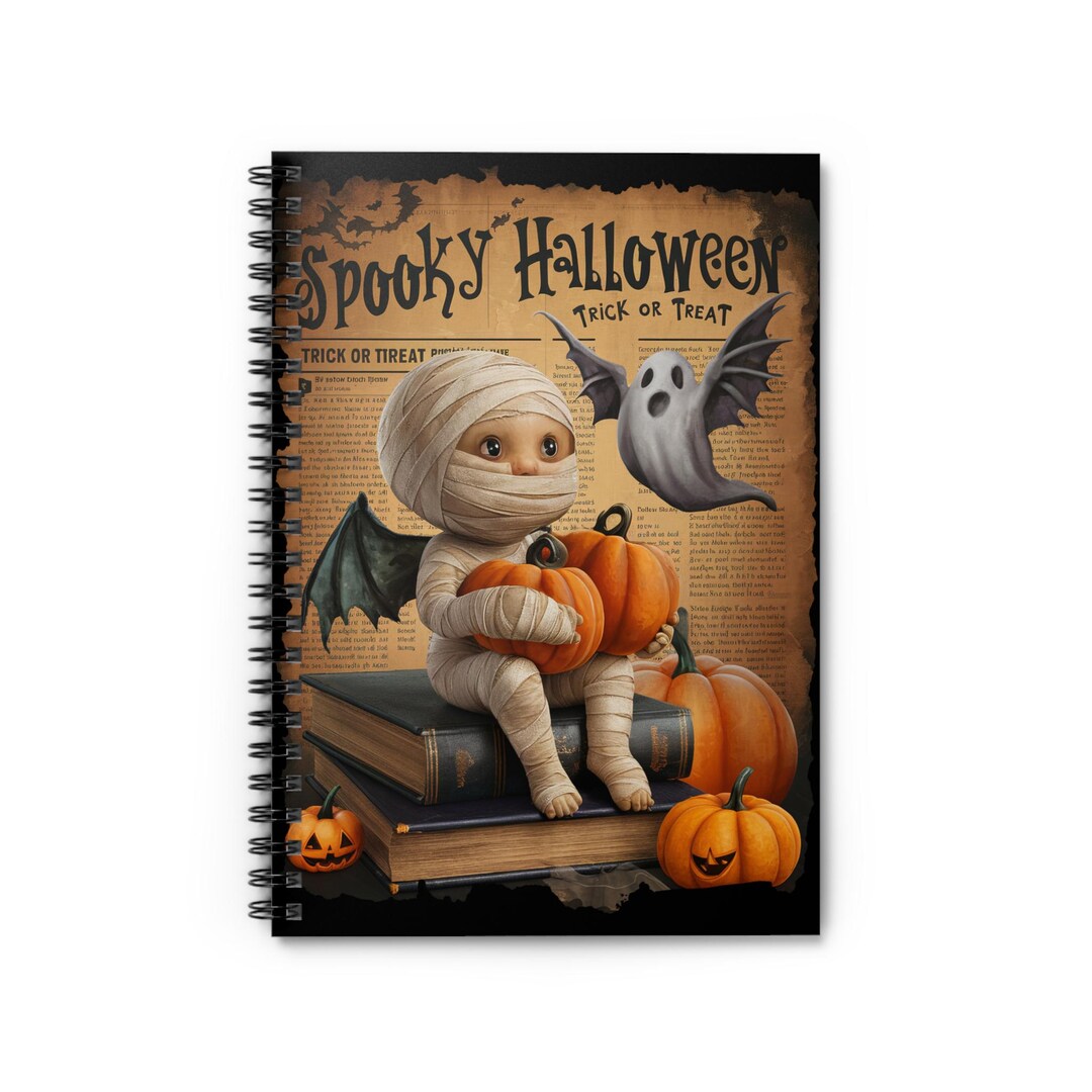 Trick or Treat Spiral Notebook - Etsy