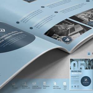 Highlights Brochure Print Template | Indesign Template - Etsy